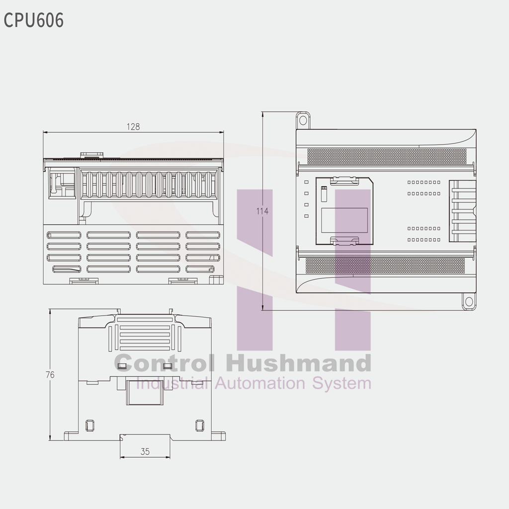 CPU کینکو 24I/O دیجیتال مدل K606-24AT - فروشگاه کنترل هوشمند